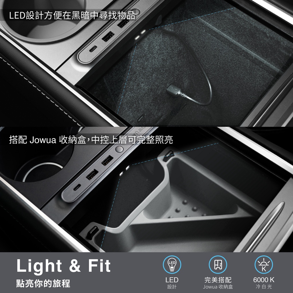 Model 3/Y 36W Mini LED Hub Bar | Jowua