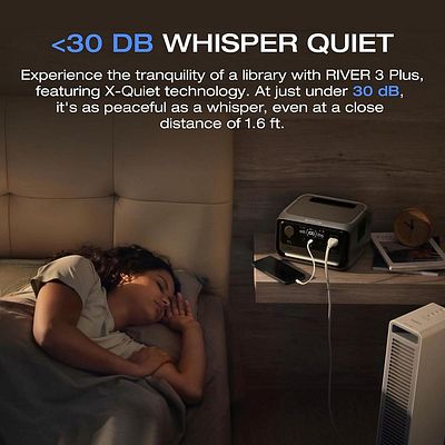 RIVER 3 Plus (Plus/Max/Max Plus)流動電源大容量電能站(286Wh/572Wh/858Wh) | EcoFlow