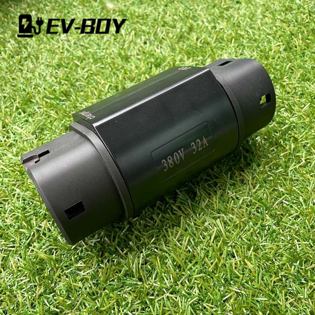 GB/T 轉 Type 2 轉接頭 (國標AC中充 ️ Type 2 電動車)｜EV Boy