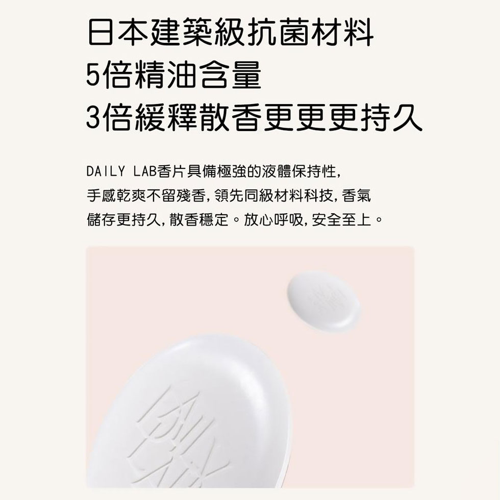 DAILY LAB 小羊皮系列車載香氛香薰 [可調香量] (海鹽沙白) (六種味道)